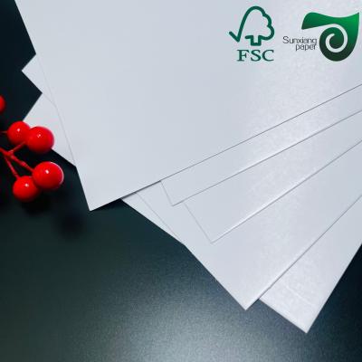 China FSC 300gsm 350gsm C2S Double Sided Glossy Paper  25 38 Inches for sale