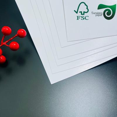 China 90-350gsm C2S Paper Sheets With Smooth Surface Double Side Gloss Finish for sale