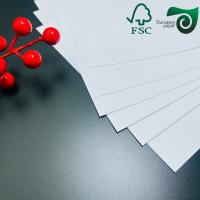 China White C2S Glossy Coated Paper 100% Virgin Wood Pulp For Advertising Brochure Printing for sale