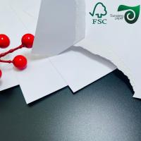 China White C2S Glossy Coated Paper 100% Virgin Wood Pulp For Advertising Brochure Printing for sale