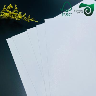 China 300gsm Blue Core White Surface Game Card Raw Material High Stiffness Non Tearable Playing Card Board for sale