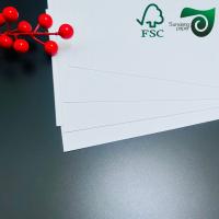 China FSC 300g Double Side Glossy Coated Poker Paper With Blue Core  71cm 65cm for sale