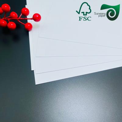 China FSC 300g Double Side Glossy Coated Poker Paper With Blue Core  71cm 65cm for sale