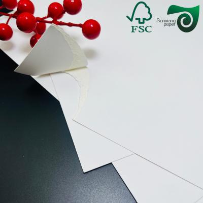 China FSC High Stiffness  280gsm 400gsm One Side White Clay Coated SBS Folding Box Board for sale