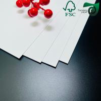 China FSC 25'' 36'' Recyclable High Stiffness GC1 White Cardboard 12pt 15pt Ivory Board Paper for sale