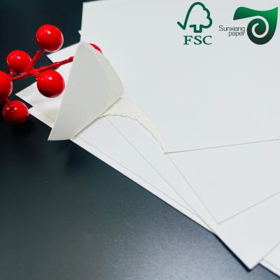 China FSC C1S Glossy Coated Paper  100gsm Superior Ink Absorption Smooth Finish for sale