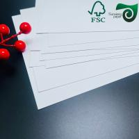 China FSC 215gsm 250gsm C1S Premium White Cardboard Sheets Specialized For Packets for sale