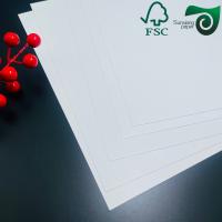 China FSC 215gsm 250gsm C1S Premium White Cardboard Sheets Specialized For Packets for sale