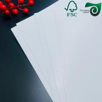 China FSC 215gsm 250gsm C1S Premium White Cardboard Sheets Specialized For Packets for sale