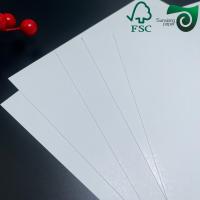 China FSC Food Grade Bleached Cardboard 230gsm Single Side Coated  Food Safe for sale