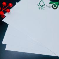 China FSC Food Grade Bleached Cardboard 230gsm Single Side Coated  Food Safe for sale