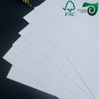 China FSC 300gsm 15gsm Glossy PE Coated White Paperboard Food Grade For Frozen Product Packaging for sale