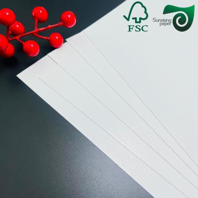 China FSC 210gsm 230gsm Food Grade Oilproof White Cardstock 300μM 320μM Thickness for sale