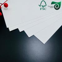 China FSC 170gsm 190gsm SBS Paper Board   C1S One Side White Coated 70cm 100cm For Packing Boxes for sale