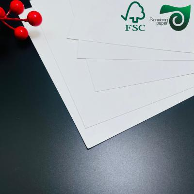 China FSC 215g 230g Food Grade C1S SBS Solid Paper Card   One Side Coated 30 40in for sale