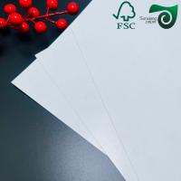 China FSC 300gsm Playing Card Paper Double Side White With Black Core 450mm 320mm for sale