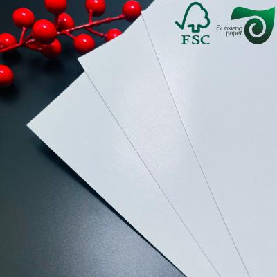 China FSC Double Sided Coated Paper Black Blue Core 280gsm Playing Card  Board Game Card Paper for sale