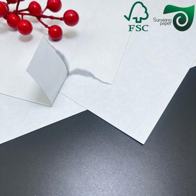 China FSC 290gsm 300gsm Black Core White Cardboard Ideal For Trading Cards Production for sale