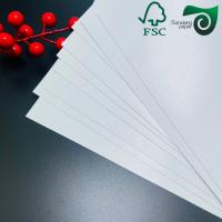 China FSC High Pulp White Coated Blue Core Cardboard 280gsm 300gsm Game Board Paper for sale