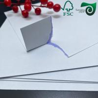 China FSC High Pulp White Coated Blue Core Cardboard 280gsm 300gsm Game Board Paper for sale