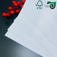 China 180um Double Sided Glossy PET Synthetic Paper Sheets Tear Resistant FSC for sale