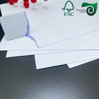China FSC 310gsm Blue Core Playing Card Paper C2S Glossy Smooth Finish Card Stock for sale