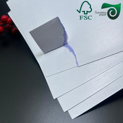 China FSC Black Core Playing Card Paper 300gsm 320gsm Smooth High Opacity Poker Paper for sale