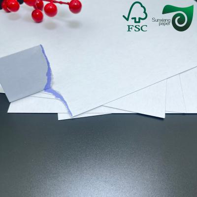 China FSC C2S 310gsm Dual Sided Coated Blue Core Poker Card Paper Sheets for sale