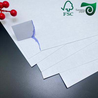 China FSC Blue Core Playing Card Stock  290gsm 300gsm Double Glossy Cardstock For Printing for sale