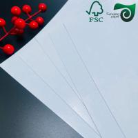 China Double  Sided Coated 150g Shiny White Art Paper For Card Production FSC for sale
