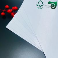 China 80g 90g White Wet Strength Bleached Paper Sheets For Beer Bottle Labels for sale