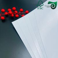 China 80g 90g White Wet Strength Bleached Paper Sheets For Beer Bottle Labels for sale