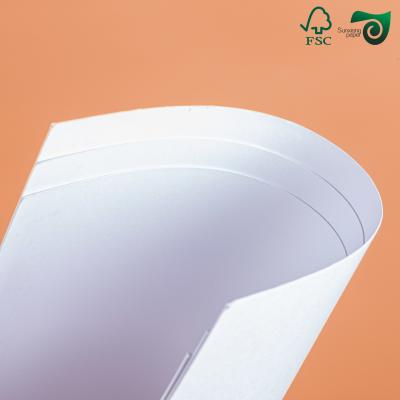 China FSC 350gsm C1S Food Grade Freezer Paper Roll White Coated C1S Paperboard for sale