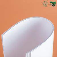 China 130gsm White Cardboard Recycled Fibers Wood Pulp In Sugarcane Paper For Cup for sale