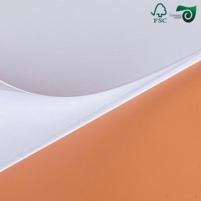 China 235gsm Food Grade White Wrapping Paper Board 27'' 39'' For Deep Fried Food Packaging for sale