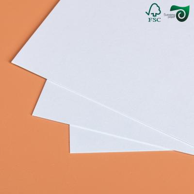 China 260gsm Heat Resistant PET Coated White Cardboard For Toasting Food Grade Paper Board for sale