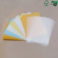 China 60gsm Blue White Glassine Release Paper with Silicone Coating Jumbo Roll FSC Wrapping paper for sale