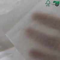 China 62GSM White Silicone Coated Glassine Release Paper For Vinyl Stickers for sale