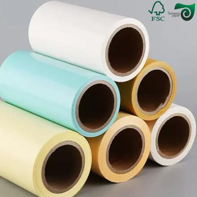 China High Temperature Resistance Glassine Paper For Sticker Paper Liners White Yellow Blue 58g 120g for sale