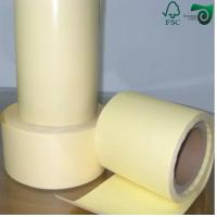 China 62GSM White Silicone Coated Glassine Release Paper For Vinyl Stickers for sale