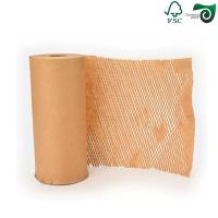 China FSC Certified 80gsm White Brown Honeycomb Wrap  Eco Protection For Fragile E Commerce Goods for sale