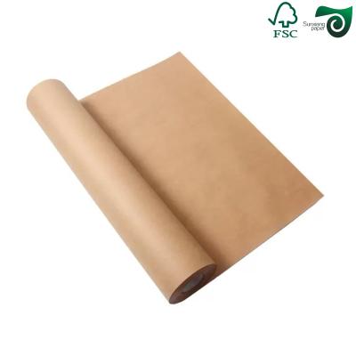 China FSC 30gsm 80gsm Silicone Coated Food Wrapping Paper  Waterproof Non Stick Baking Sheets for sale