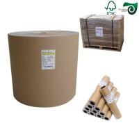 China FSC Anti Curl Testliner White Coated Kraft Paper 220gsm Food Safe For Dry Food Packaging for sale