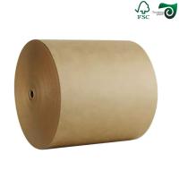 China FSC 80gsm 90gsm High Wet Strength Brown Kraft Paper Rolls For Cooling Pads for sale