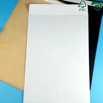 China FSC Certified Food Safe White Kraft Paper 50gsm 10g PE Coating Waterproof Oil Proof Paper for sale