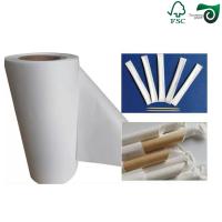 China 24gsm 28gsm Custom Color Printed Food Grade Drinking Straw Wrapping Craft Paper for sale