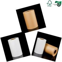 China FSC 70gsm Bleached White Kraft Paper For Shopping Bags Excellent Strength for sale