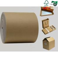 China FSC 300gsm 15gsm PE Coated Kraft Paper For Food Trays  700mm 1000mm for sale