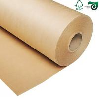 China FSC Certified  High Density Brown Kraft Paper 300gsm 350gsm Food Grade Packaging Solution for sale