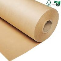 China FSC 300gsm 15gsm PE One Side Coated Oilproof Brown Kraft Paper For Packing for sale